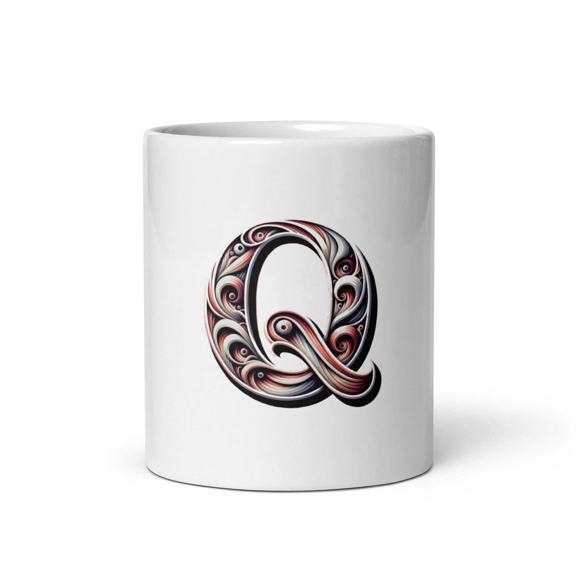 White glossy mug - Q – quality-gurus-store